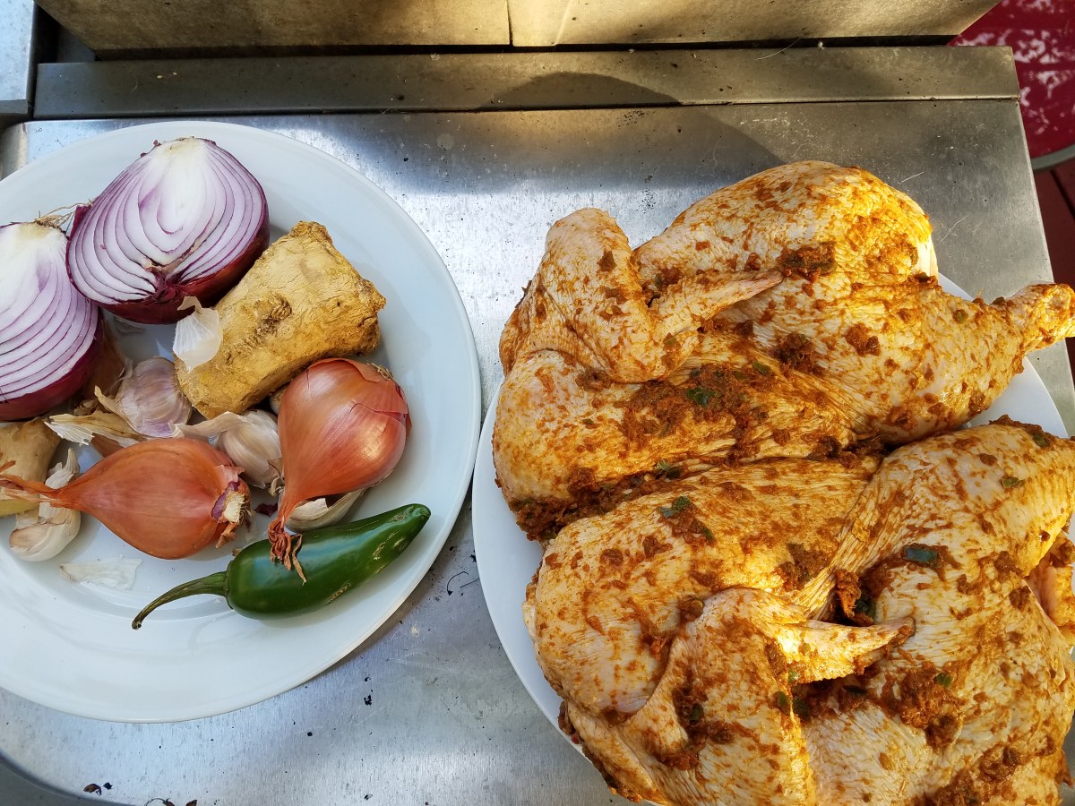Fried whole butterflied chicken | A German in Seattle